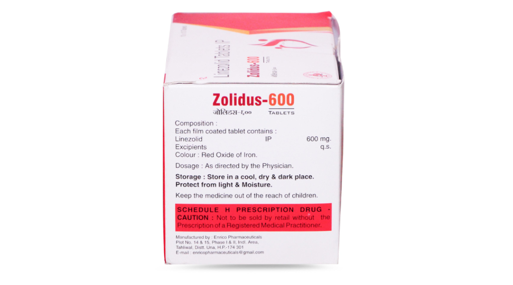 ZOLIDUS-600mg Tablets. – ACERUS PHARMA